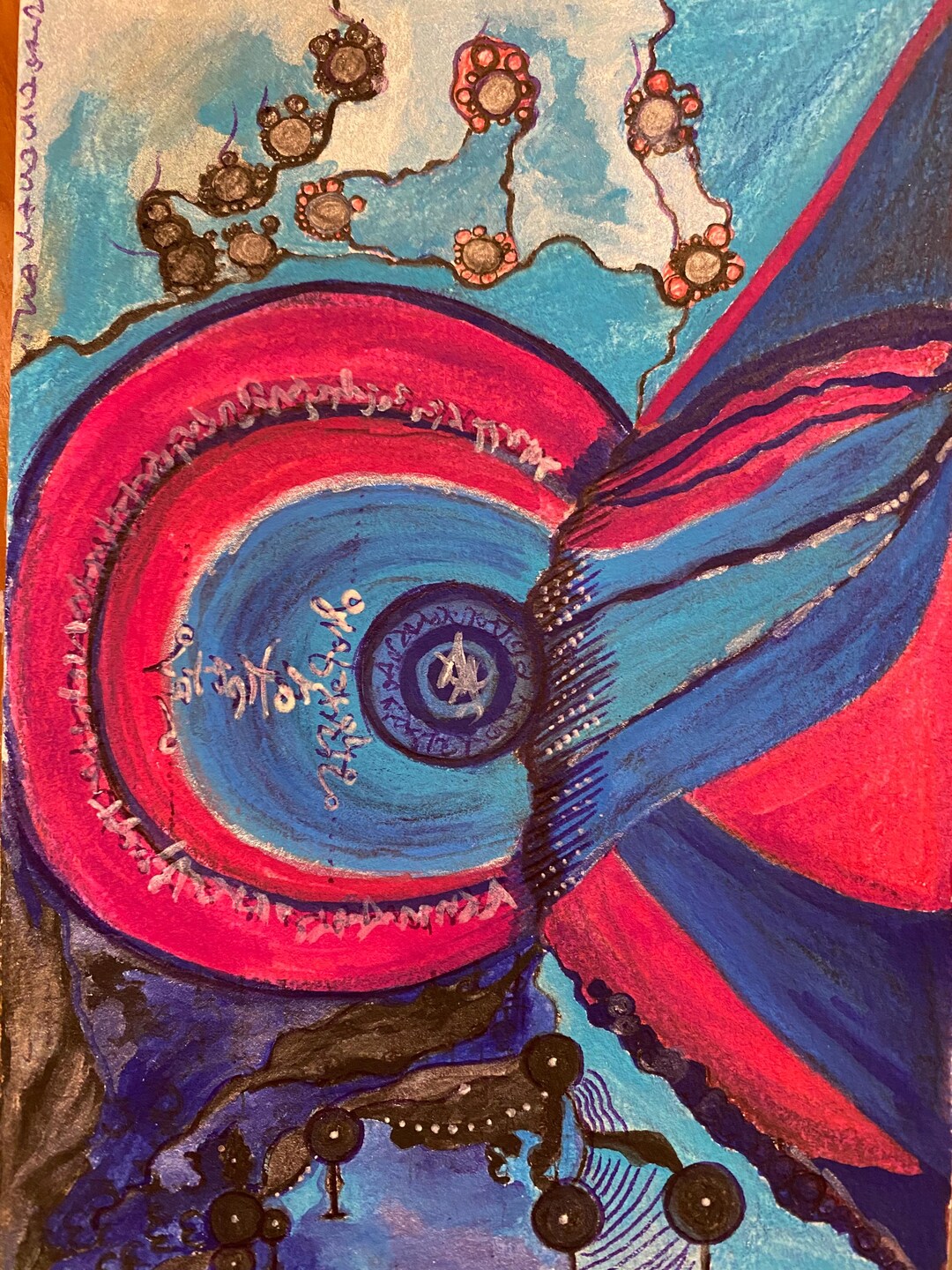 Whale Consciousness Light Language Art: Self Love Frequency Postcard - Etsy