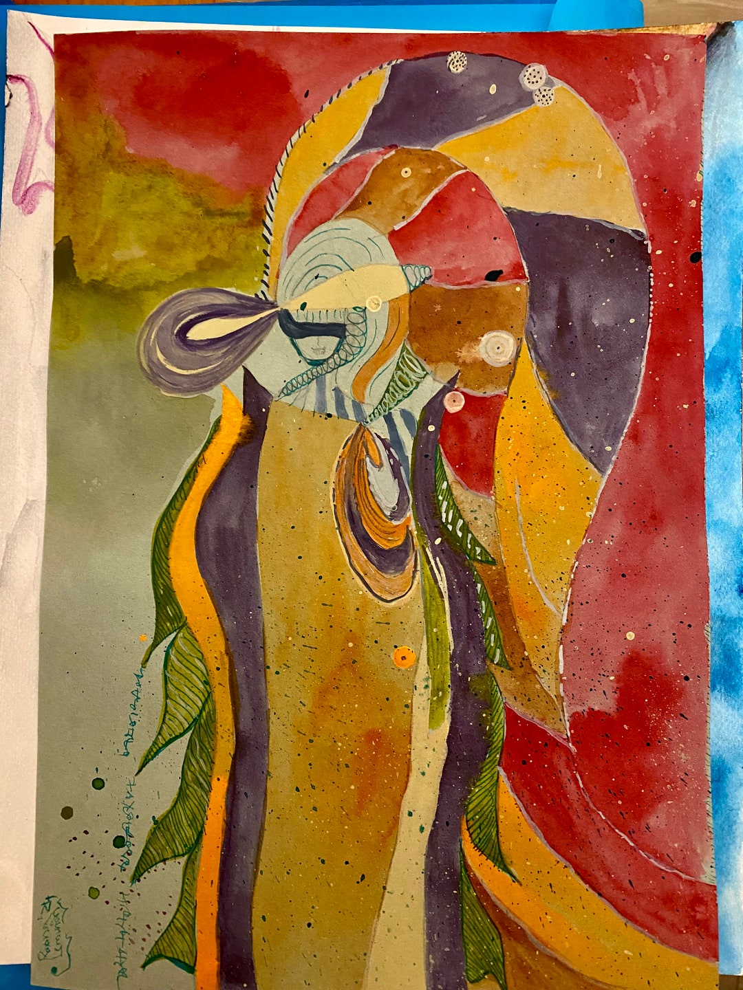 Lemurian , 2024, Light Language, Starseed Energy, Watercolor , Handmade ...