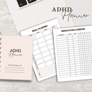 ADHD Bundle | Printable ADHD Planner 2024 | Digital Adhd Journal for ...