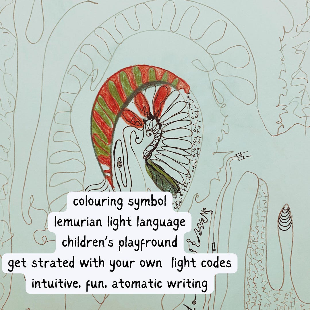 Colouring Page, Childrens Light Code Colors, Lemuria, Mu, PLAYGROUND ...