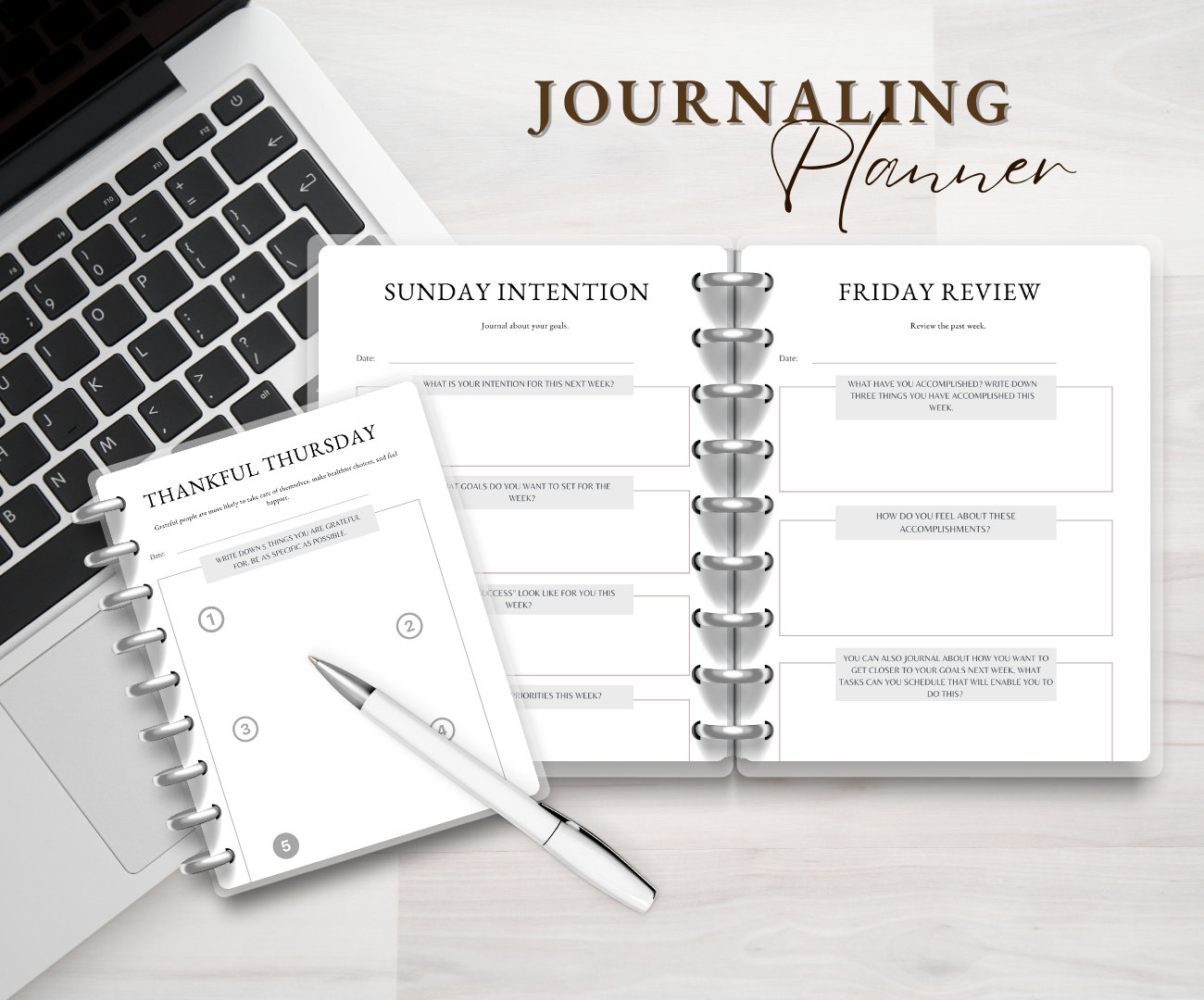 JOURNALING PLANNER BUNDLE Daily Journaling Worksheets - Etsy