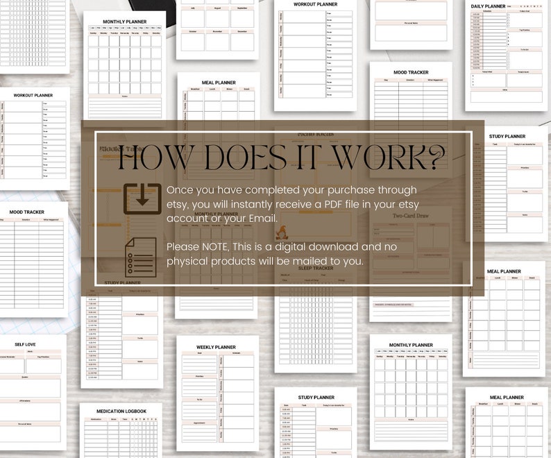 ADHD Bundle | Printable ADHD Planner 2024 | Digital Adhd Journal for ...