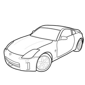 Nissan 350Z Print - Etsy
