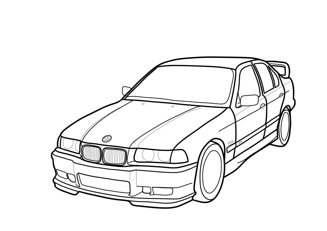 Personalised Car Digital Print - Etsy