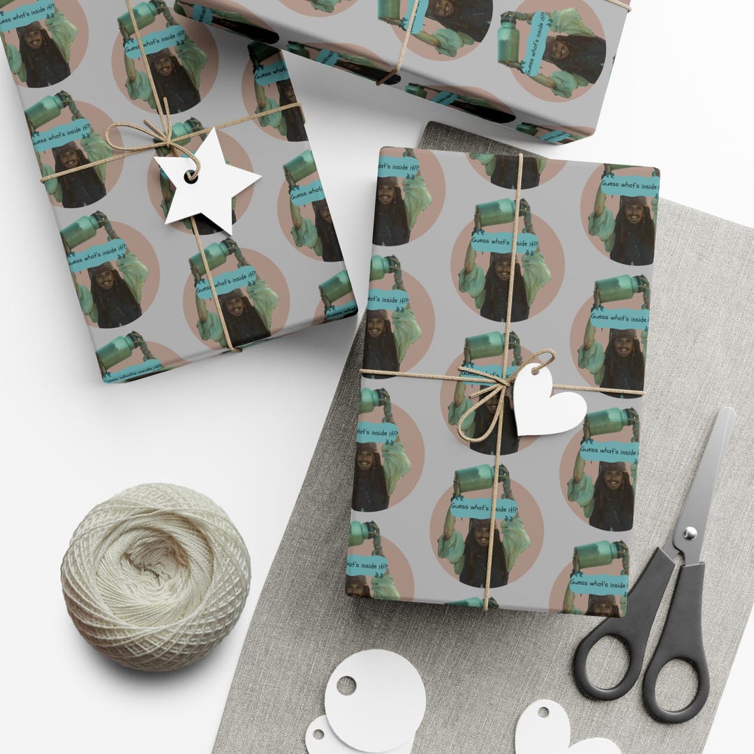 Guess What's Inside It!? (wrapping Paper) - Etsy