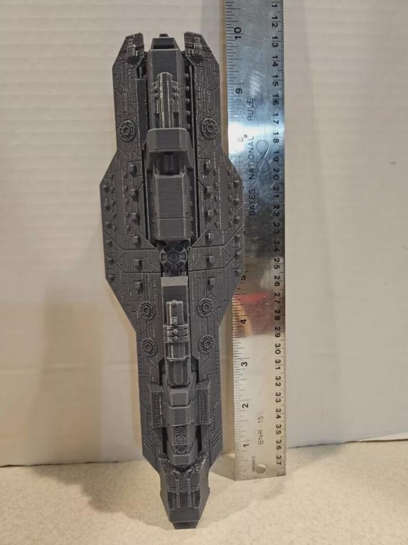 Epoch-class Heavy Carrier 10" Model Battles Ship Halo Ground Fully ...