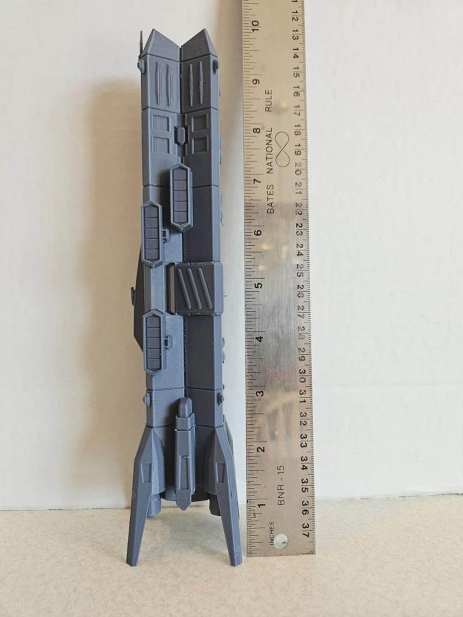 3d Printed 10in Ikazuchi Class Robotech Space Ship Fleet Battles Anime ...