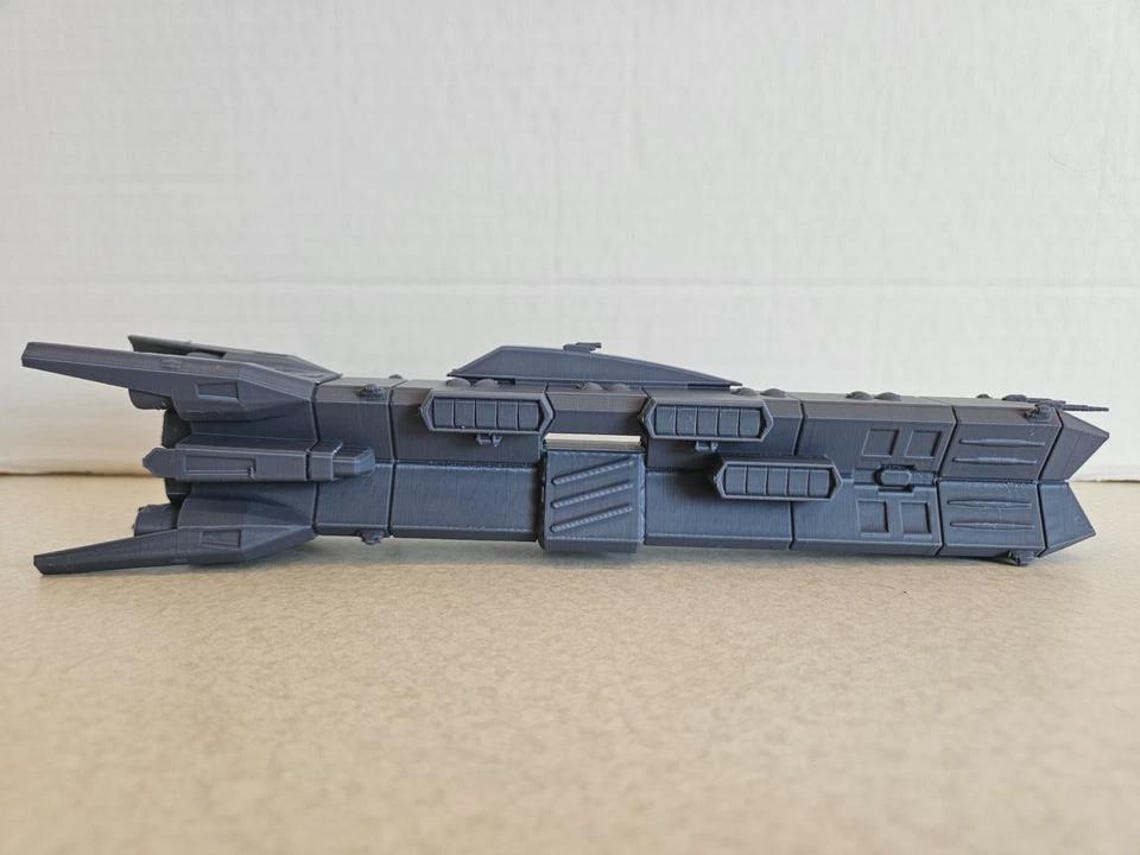 3d Printed 10in Ikazuchi Class Robotech Space Ship Fleet Battles Anime ...