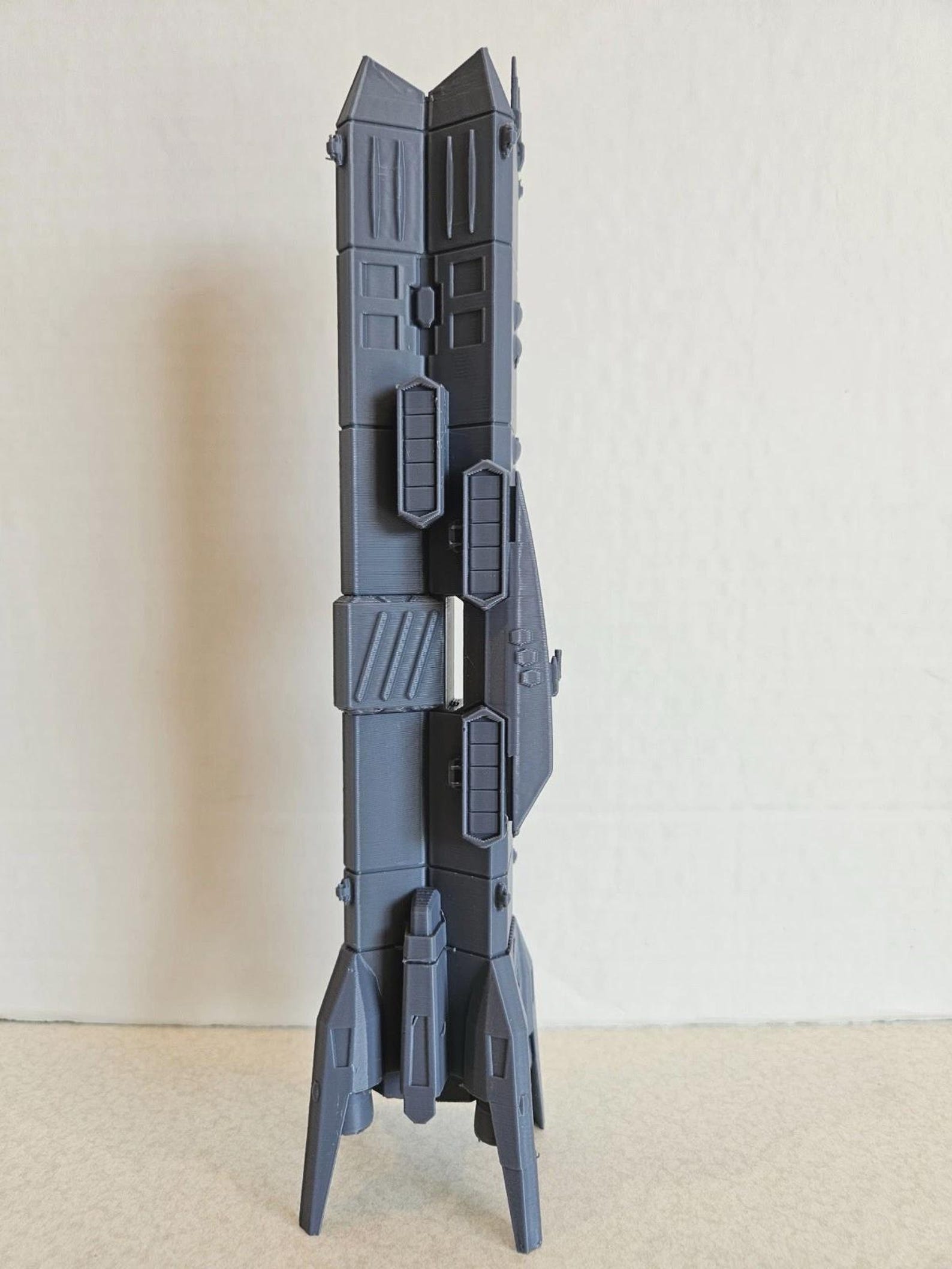 3d Printed 10in Ikazuchi Class Robotech Space Ship Fleet Battles Anime ...