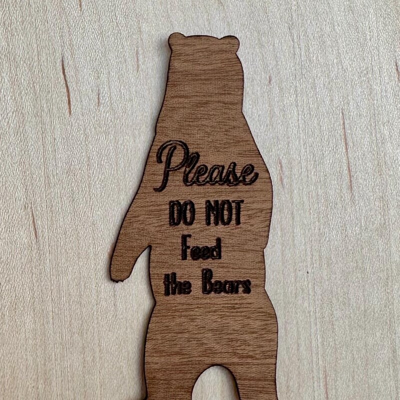 Dont Feed Bears Sign - Etsy