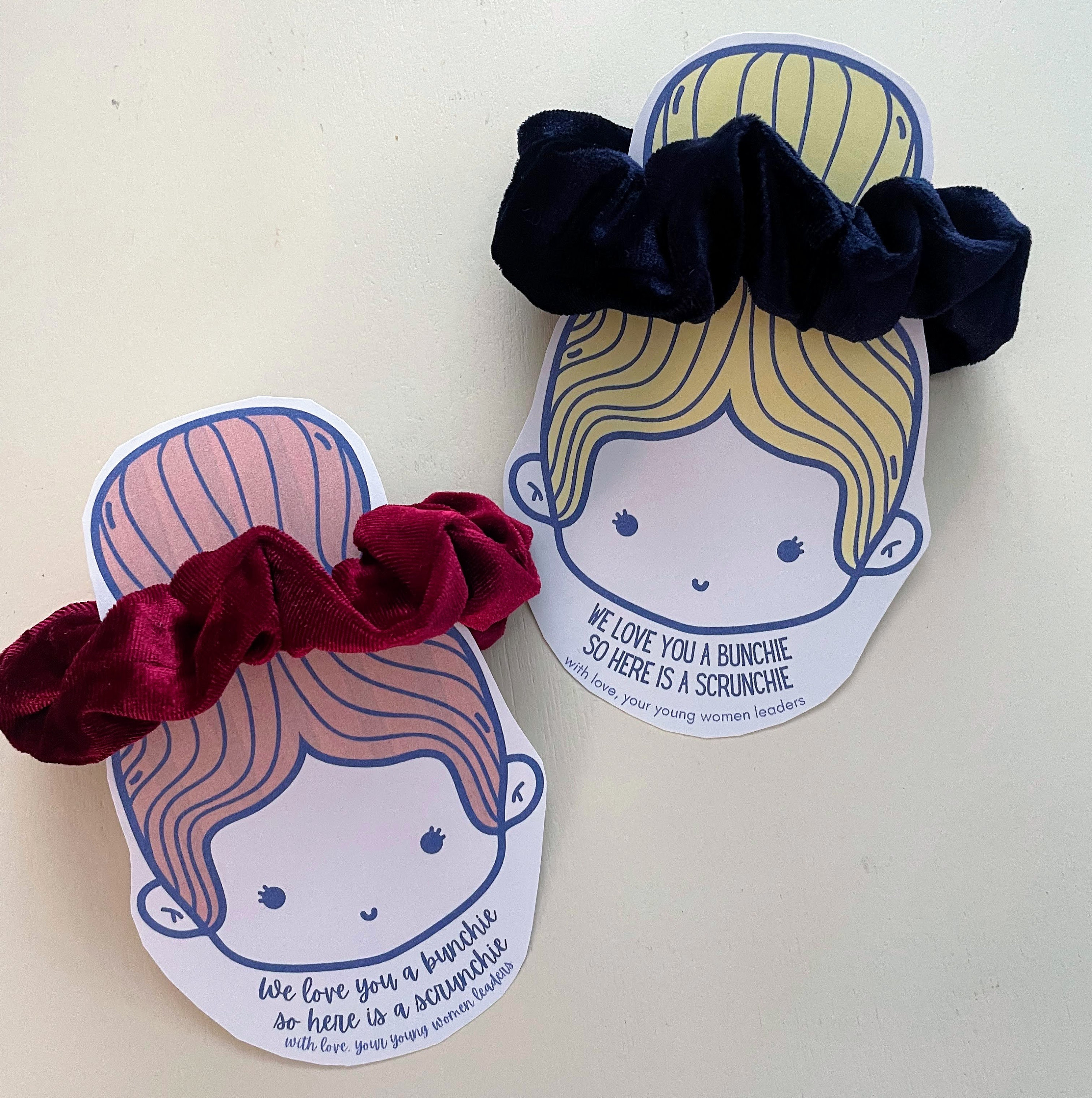 Young Women Birthday/gift Printable We Love You a Bunchie so Here is a ...