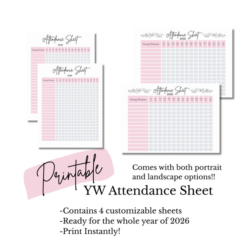 Attendance Wall Art - Etsy UK