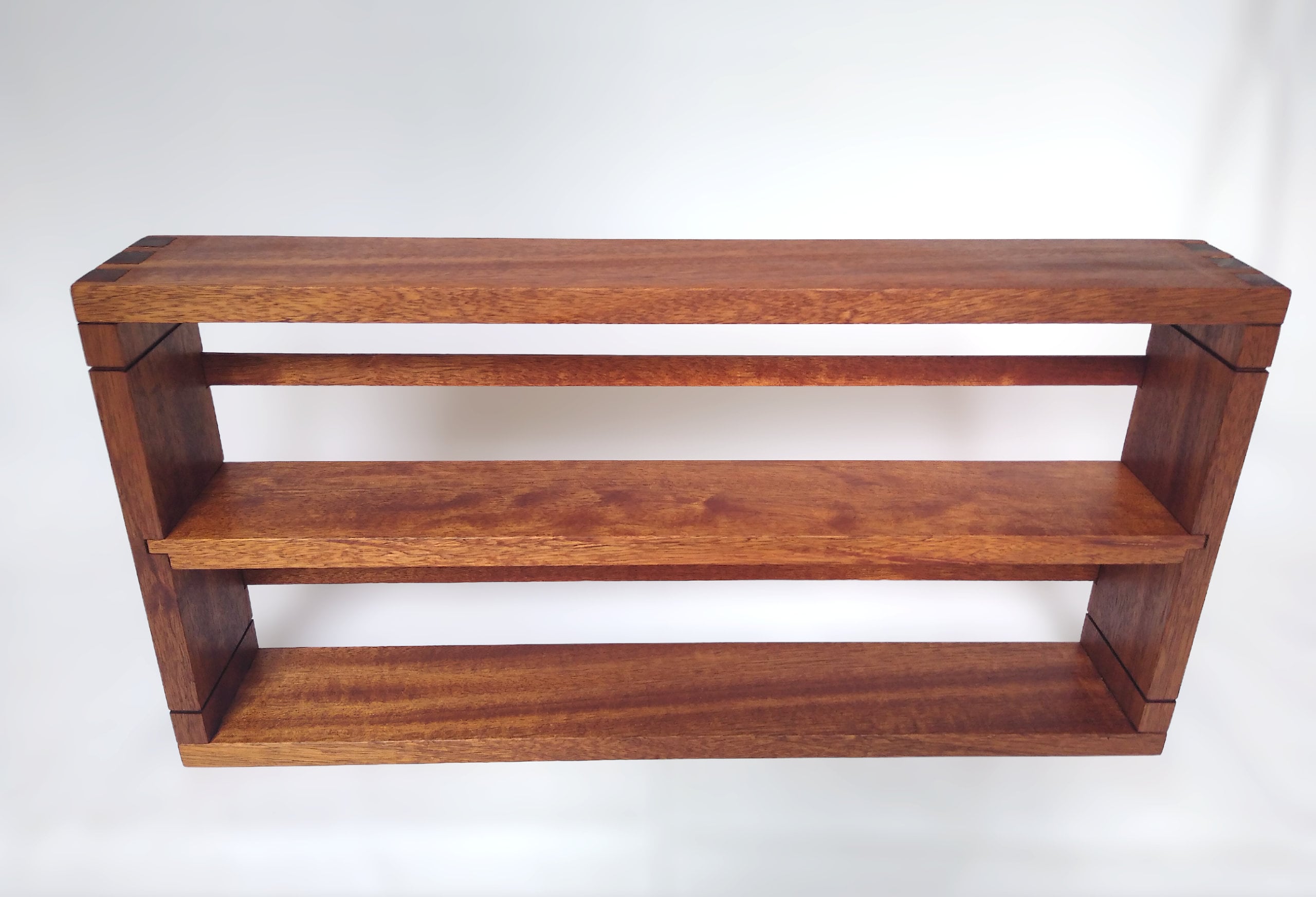 Cassette Rack Display Shelf in Sipo Mahogany (capacity for 66 or 99 ...