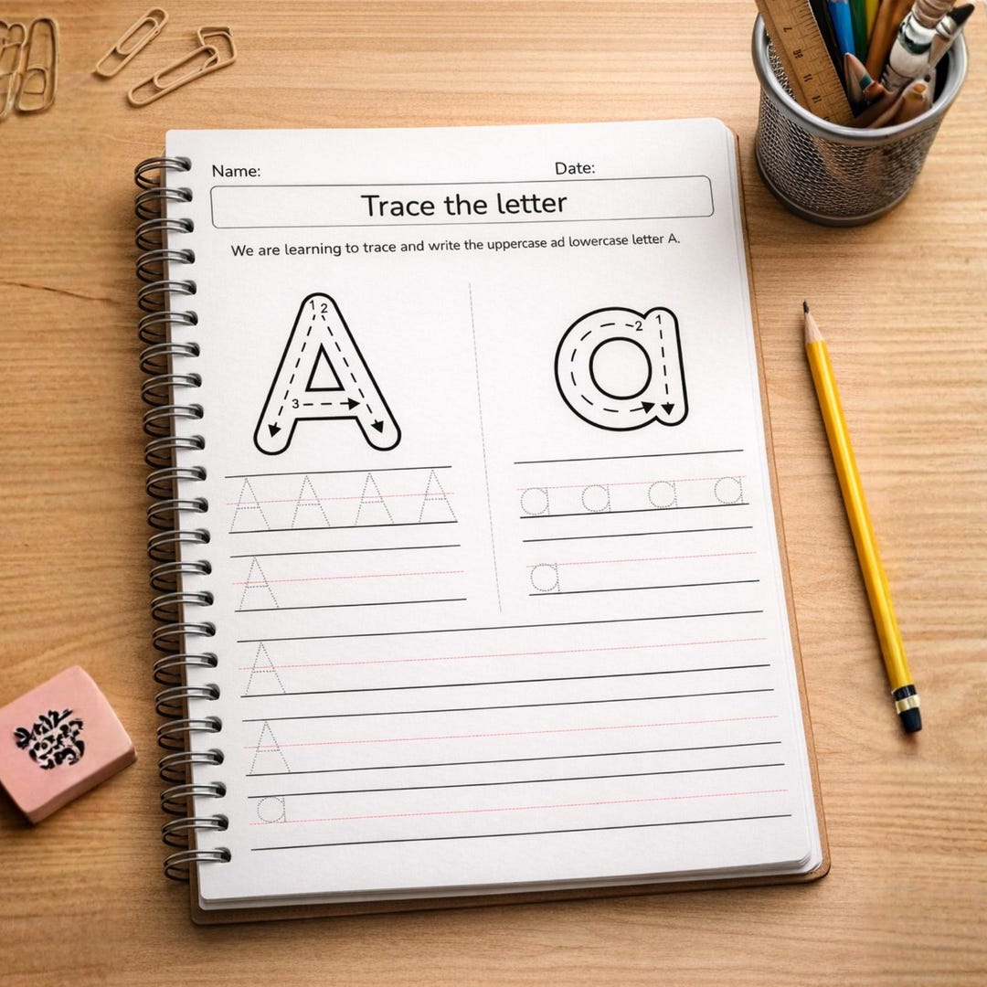 Trace the Letter Worksheets Printable, Alphabet Tracing Worksheets ...