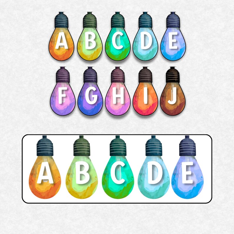 Christmas Lights Alphabet Match Activity, Preschool Literacy Game ...