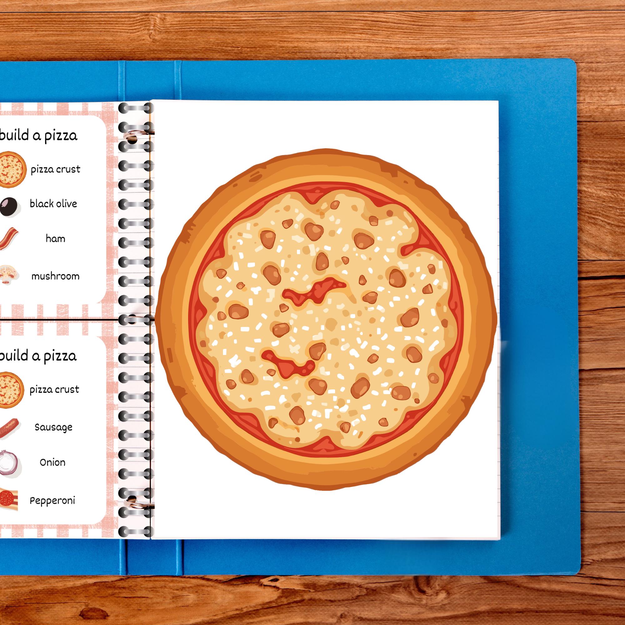 Build A Pizza, Pretend Play, Kindergarten Toddler Activity, Preschool ...