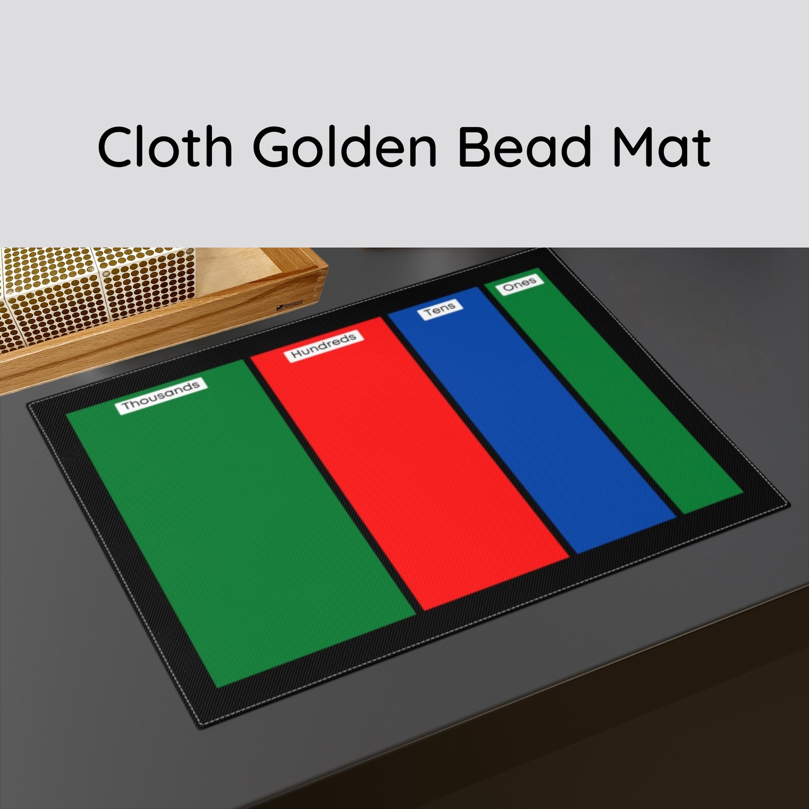 Montessori Golden Bead Place Value Mat Montessori Math Mat - Etsy