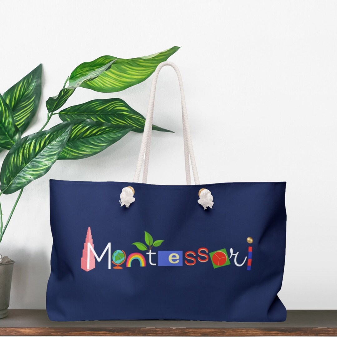 Montessori Weekender Tote Bag, Montessori Teacher Gift, Montessori ...