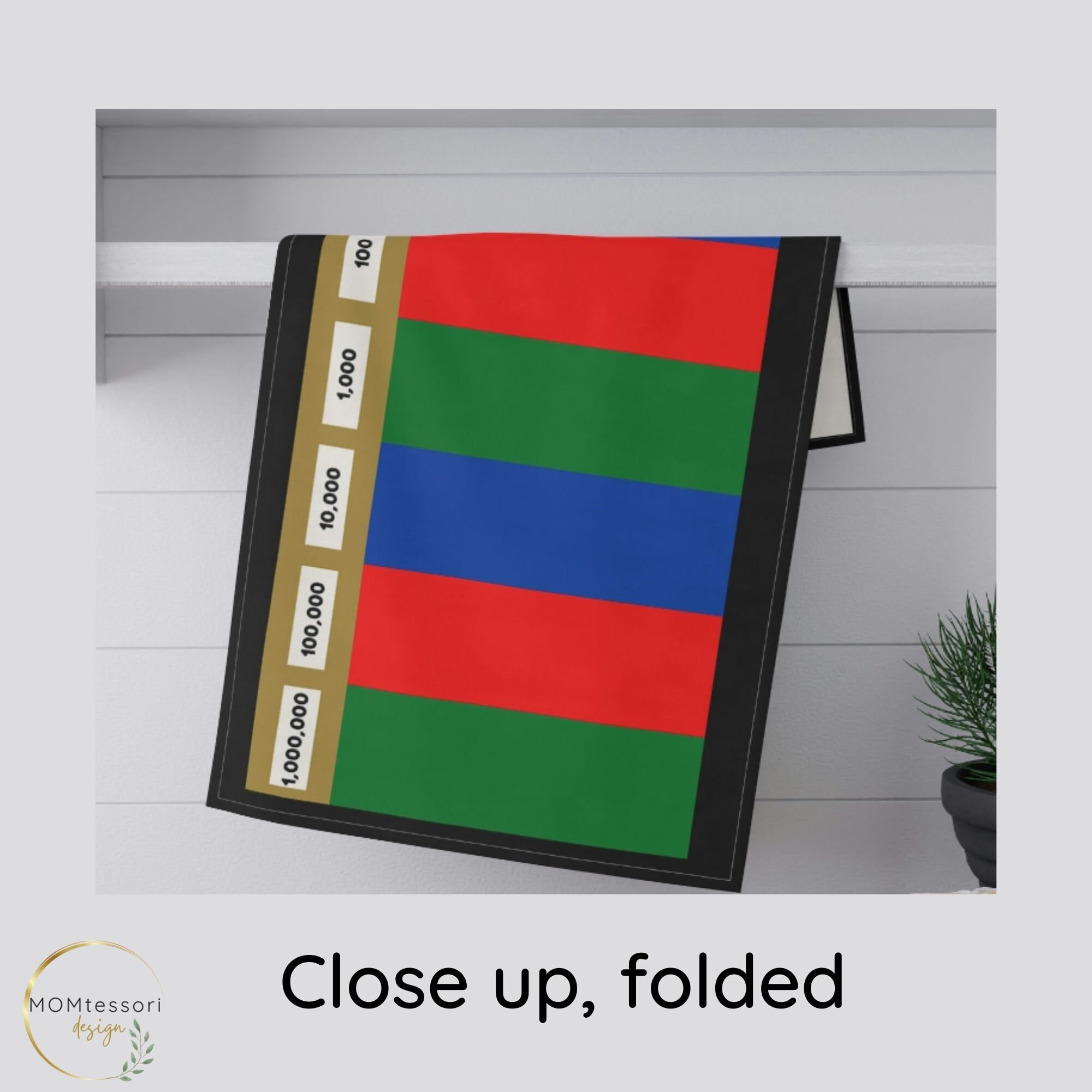 Montessori Golden Mat Montessori Place Value Material Large - Etsy