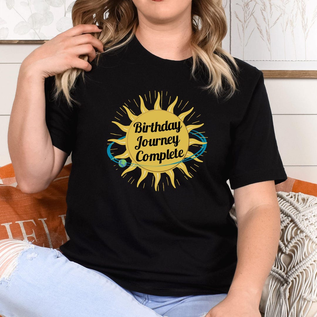 Walk Around the Sun Montessori Birthday Shirt, Birthday Journey T-shirt ...