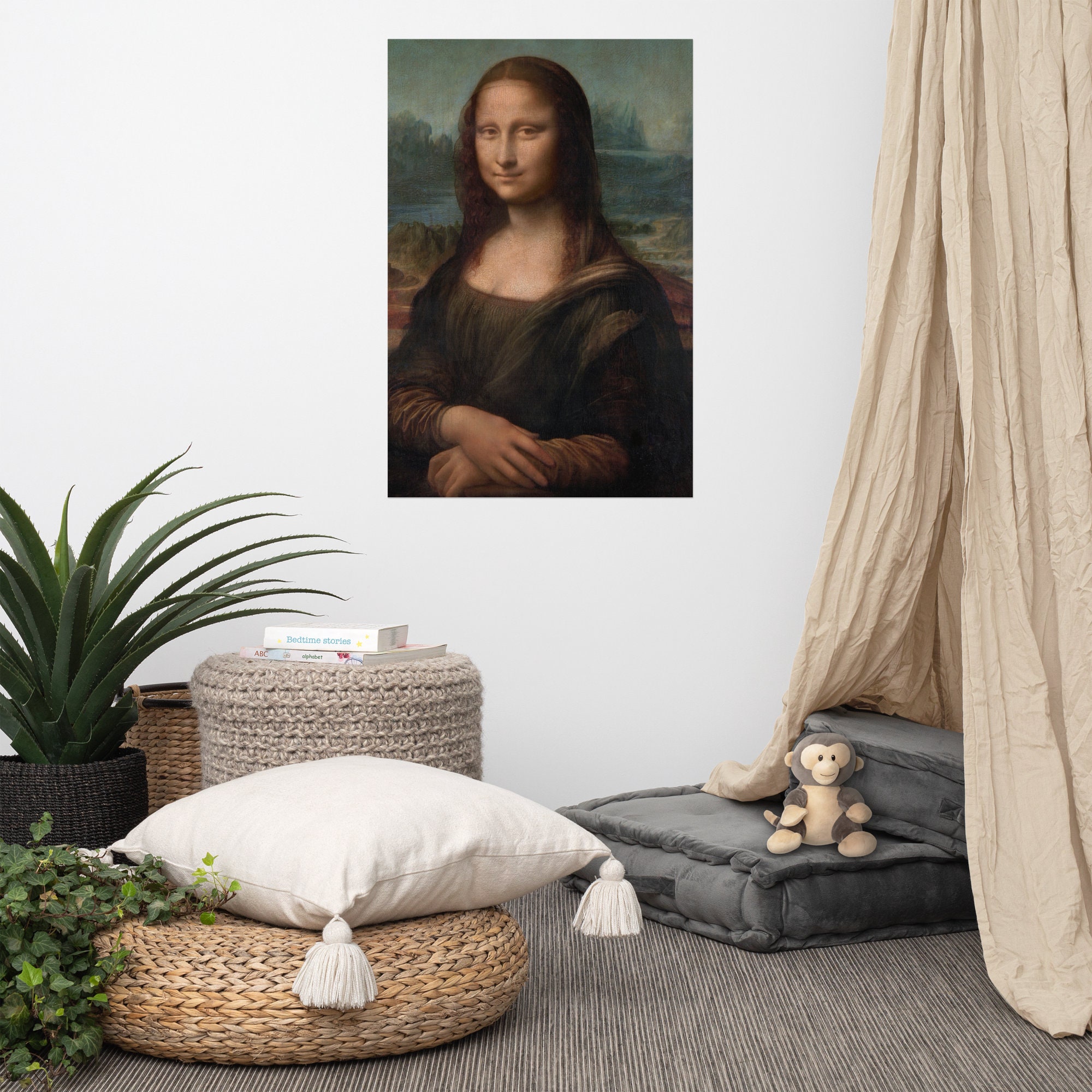 Mona Lisa Poster - Etsy