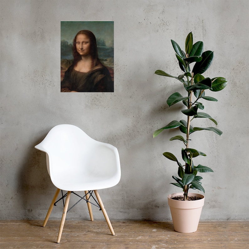 Mona Lisa Poster - Etsy