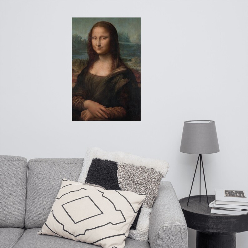 Mona Lisa Poster - Etsy
