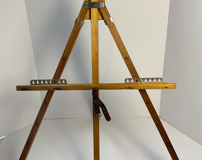Vintage Holbein Hardwood Easel: Folding Artist Display, 56" Tall - Etsy