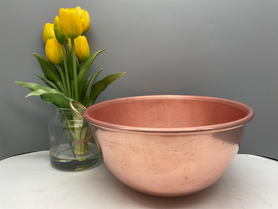 Wonderful Vintage Kitchen Copper Mixing Bowl SHIPS FREE USA - Etsy