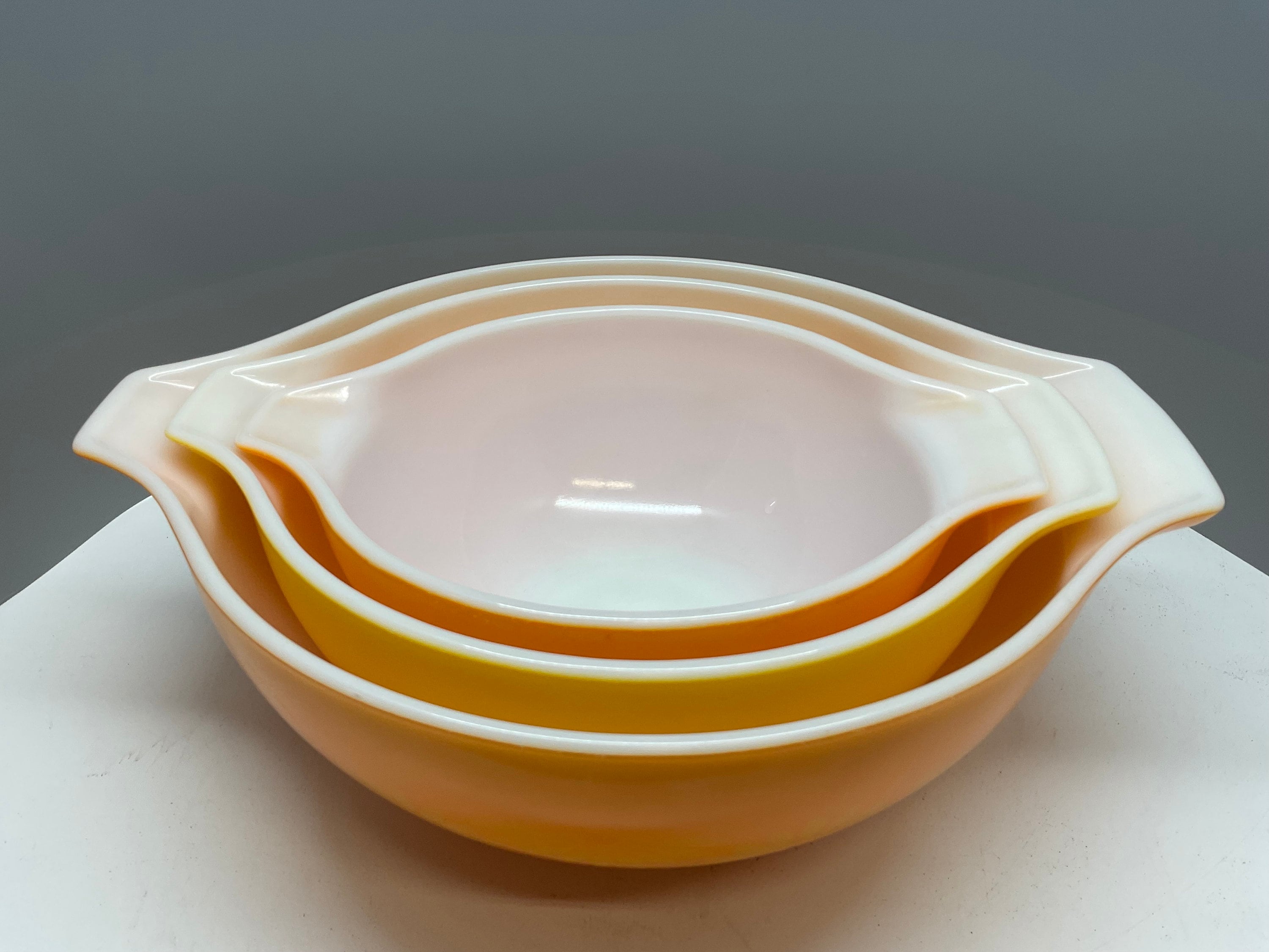 Pyrex SET OF 3 Cinderella Mixing Bowls, Sunflower Daisy 1968-1973 - Etsy