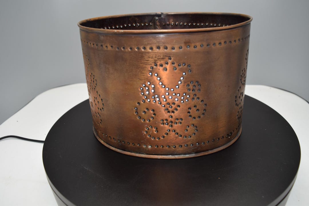 Pfaltzgraff Solid Copper Stoneware Village Punched Copper Designs ...