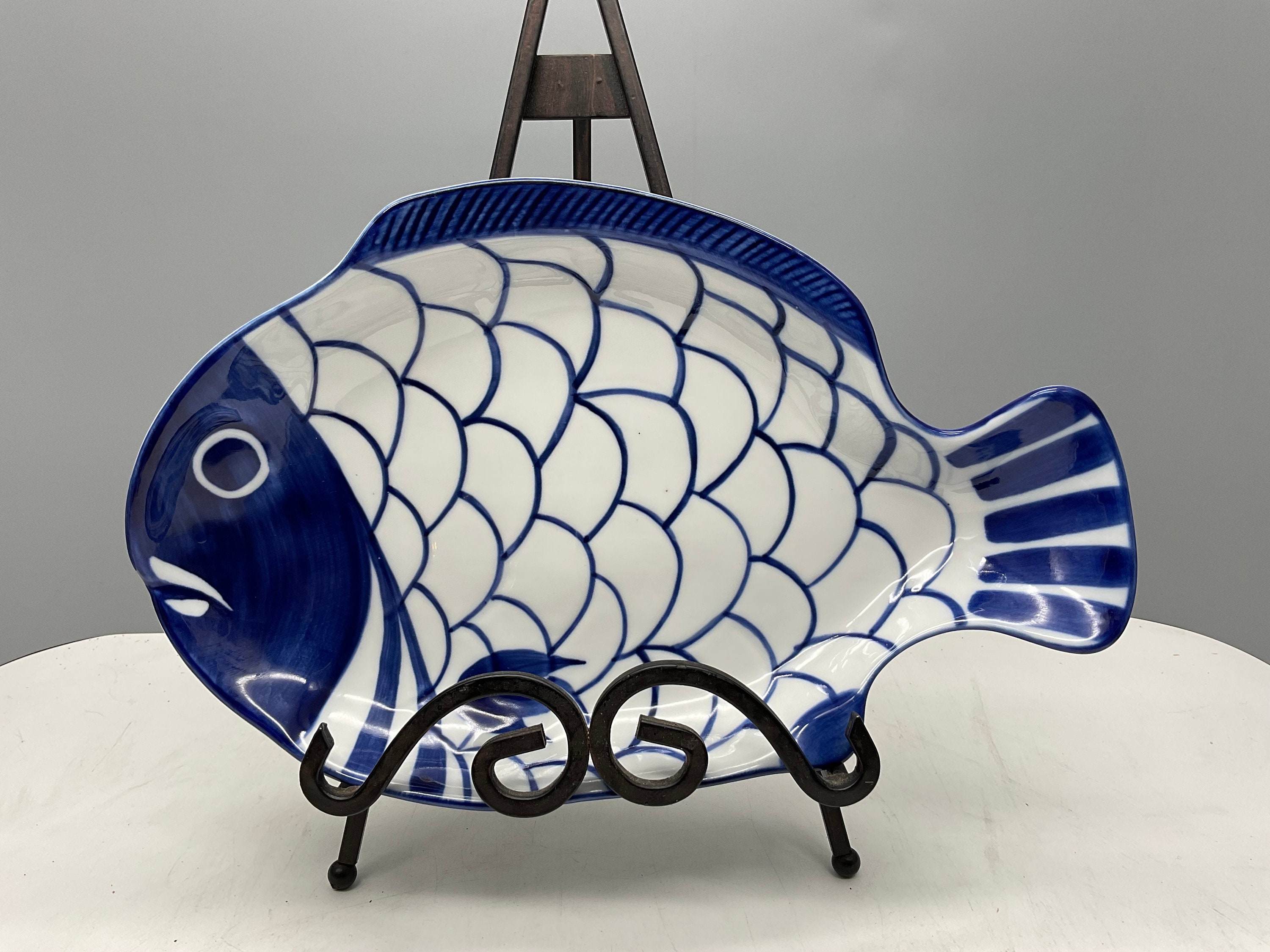 Dansk Fish Platter Arabesque Pattern, Vintage - Etsy