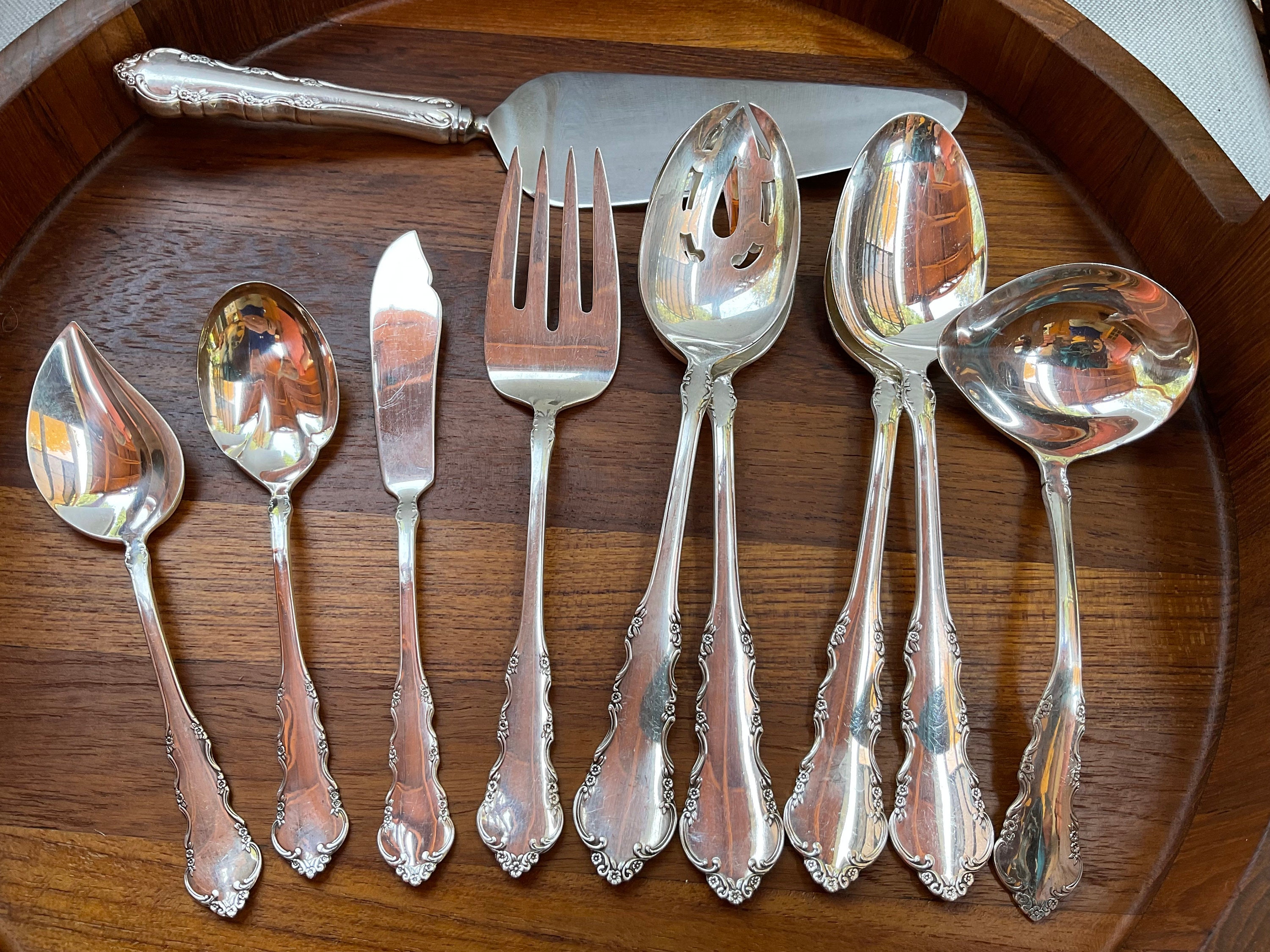 Reed & Barton 1953 Dresden Rose Service for 8 Plus 10-piece - Etsy Canada