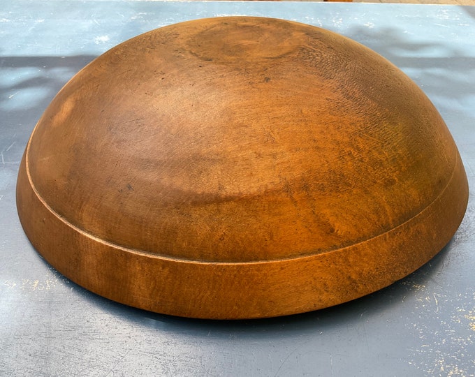 Late 1800's Treenware Bowl. Hand-turned, Nicely Grooved Rim. Wonderful ...