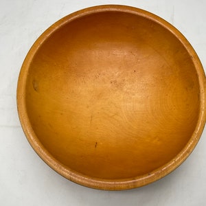 Treenware Munising Solid Wood Bowl. Vintage Handmade - Etsy