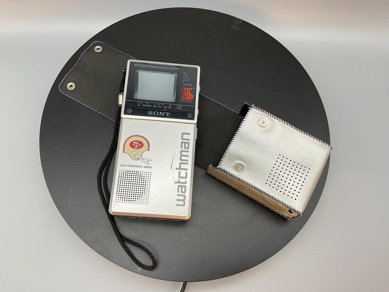 Vintage 1983 Sony Watchman: San Francisco 49ers Collectible TV With ...