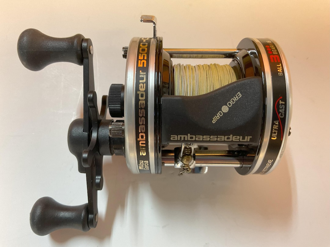Vintage Abu Garcia 5500-C3 Level Wind Fishing Reel - Etsy