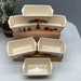 Set of 6 Mini Stoneware Ceramic Glazed Loaf Pans, Baking Dishes. FREE ...