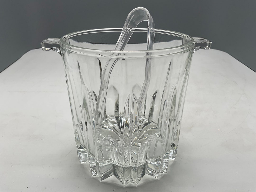 Crystal Cut Class Ice Bucket, Vintage - Etsy