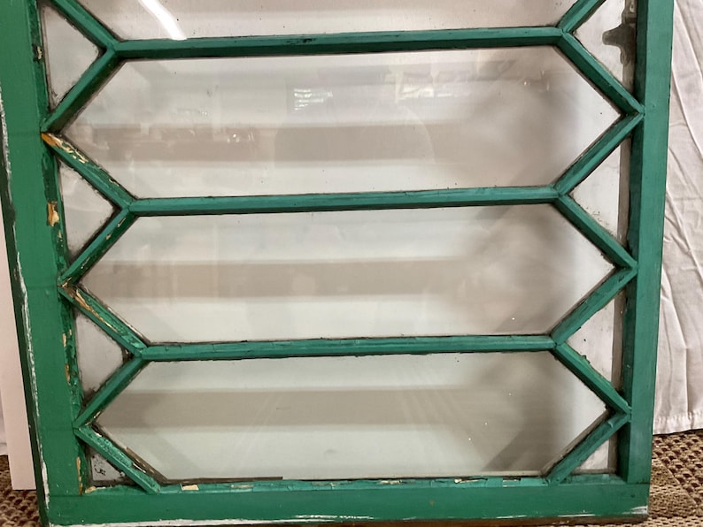 Salvaged Diamond Paned Window: 1920s Sun Valley Decor - Etsy