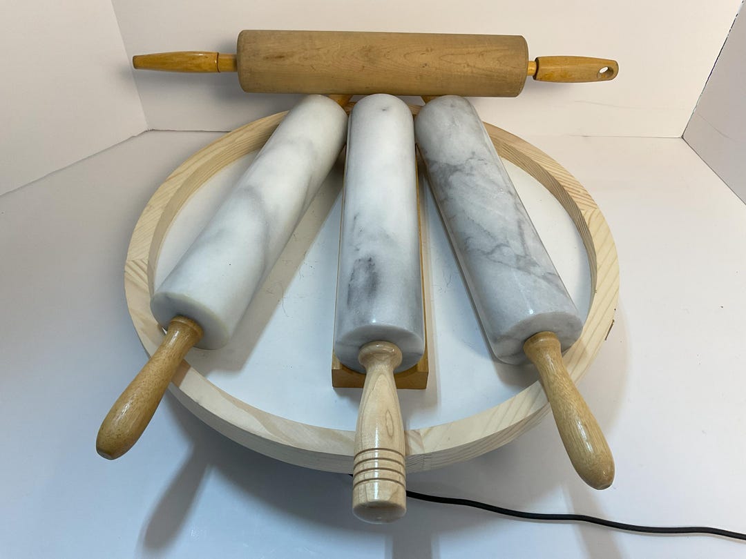 Marble Rolling Pins, Four Choices Kitchen Magic Pie Crust Perfection ...