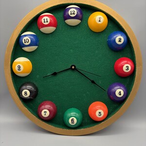 Handmade Clocks, Vintage Pool Balls, Vintage Silver Tray, Crafty Auto ...