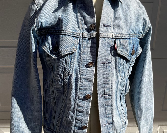 Vintage Levi Jacket 1980's USA Made. - Etsy