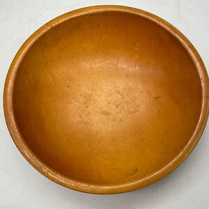 Treenware Munising Solid Wood Bowl. Vintage Handmade - Etsy