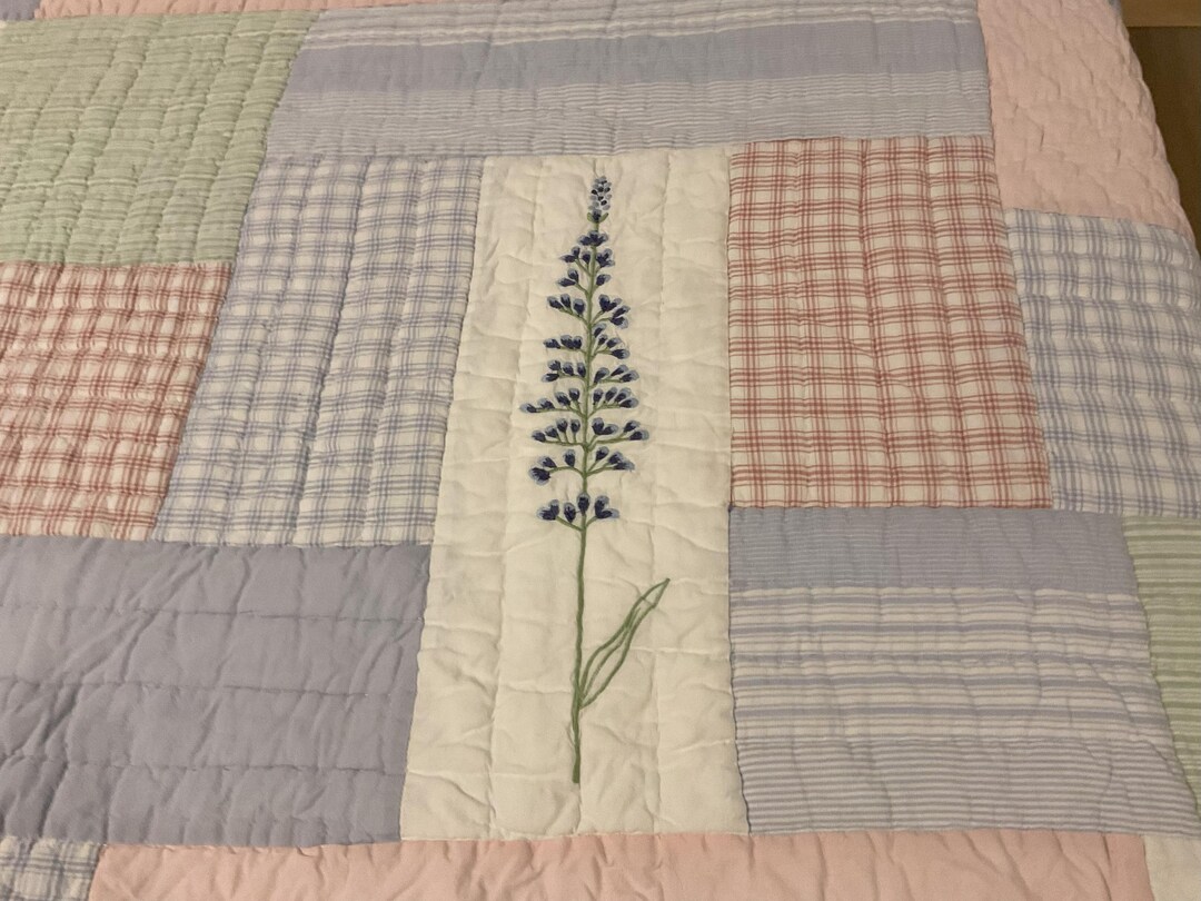 Queen Size Patchwork Quilt, Ross-simons Cotton, 92 X 90 With Shams ...