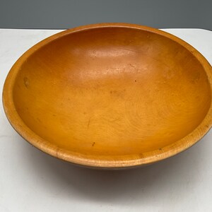 Treenware Munising Solid Wood Bowl. Vintage Handmade - Etsy
