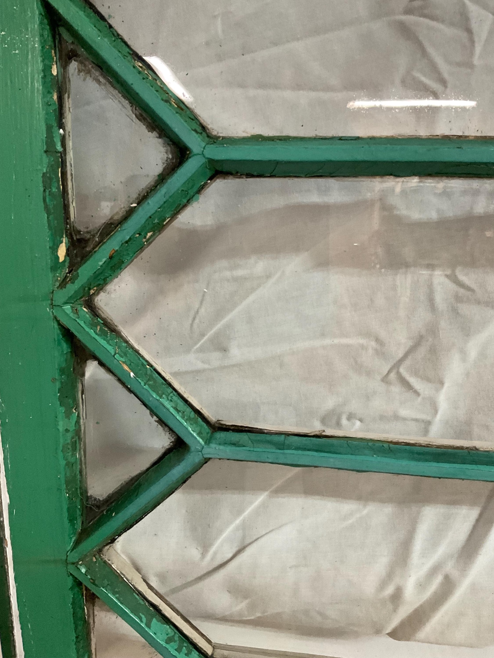 Salvaged Diamond Paned Window: 1920s Sun Valley Decor - Etsy