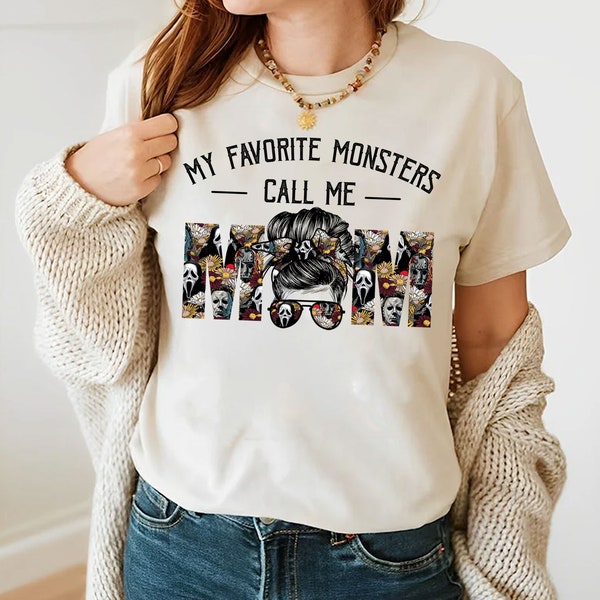My Favorite Monsters Calls Me Mom Png - Etsy