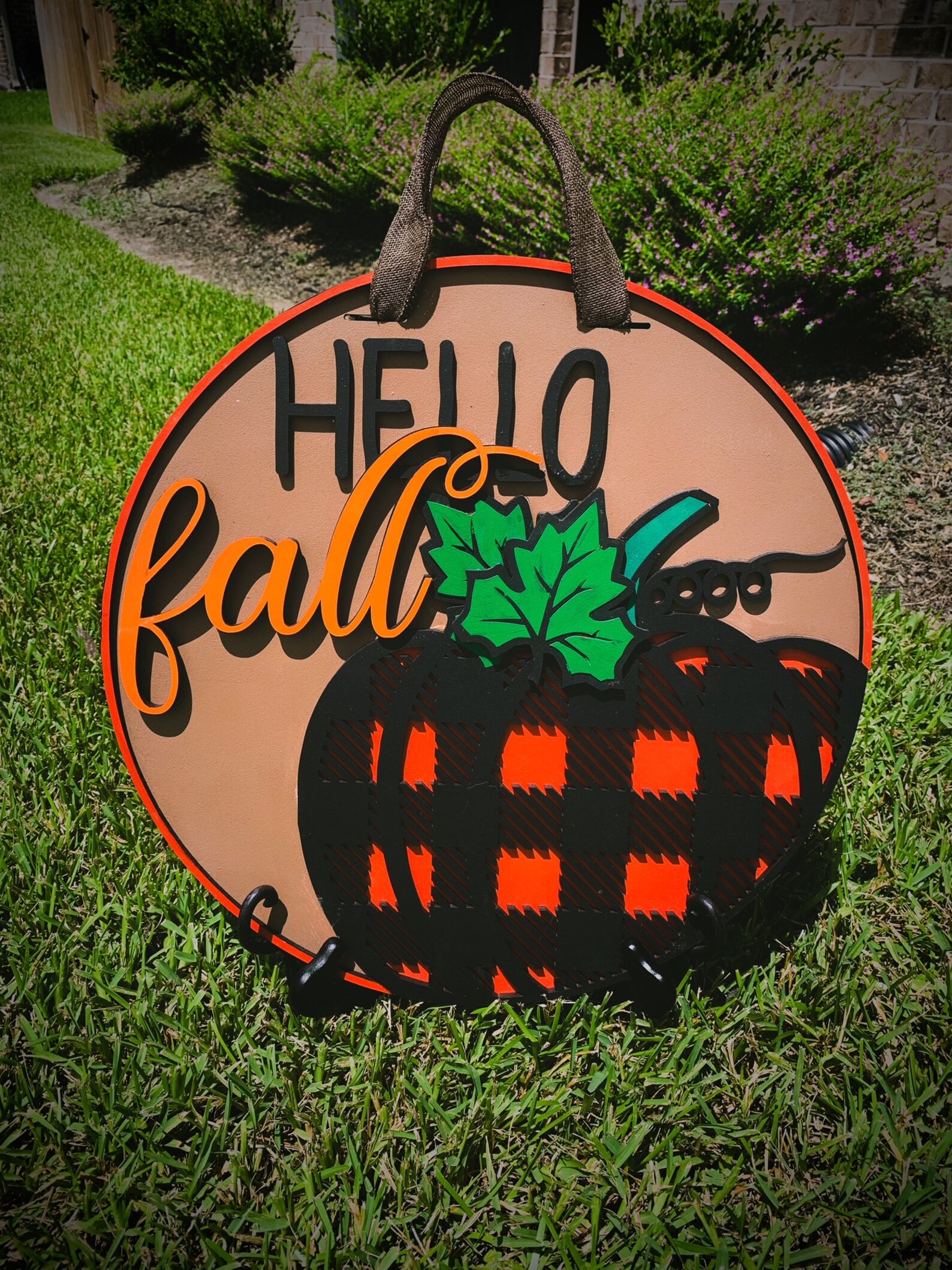 Door Hanger Fall Sign 18 Front Door Decor Holiday Sign Front Door Sign ...