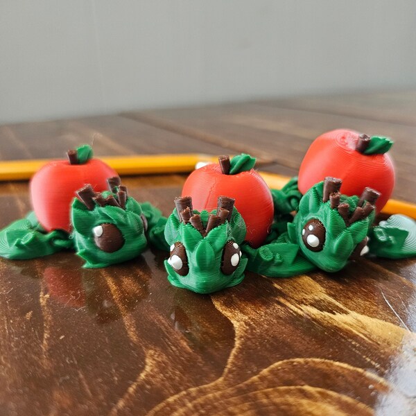 3d Printed Apple Turtle - Etsy